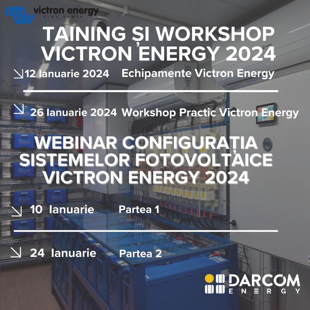 Program Traininguri și Webinarii - Darcom Energy